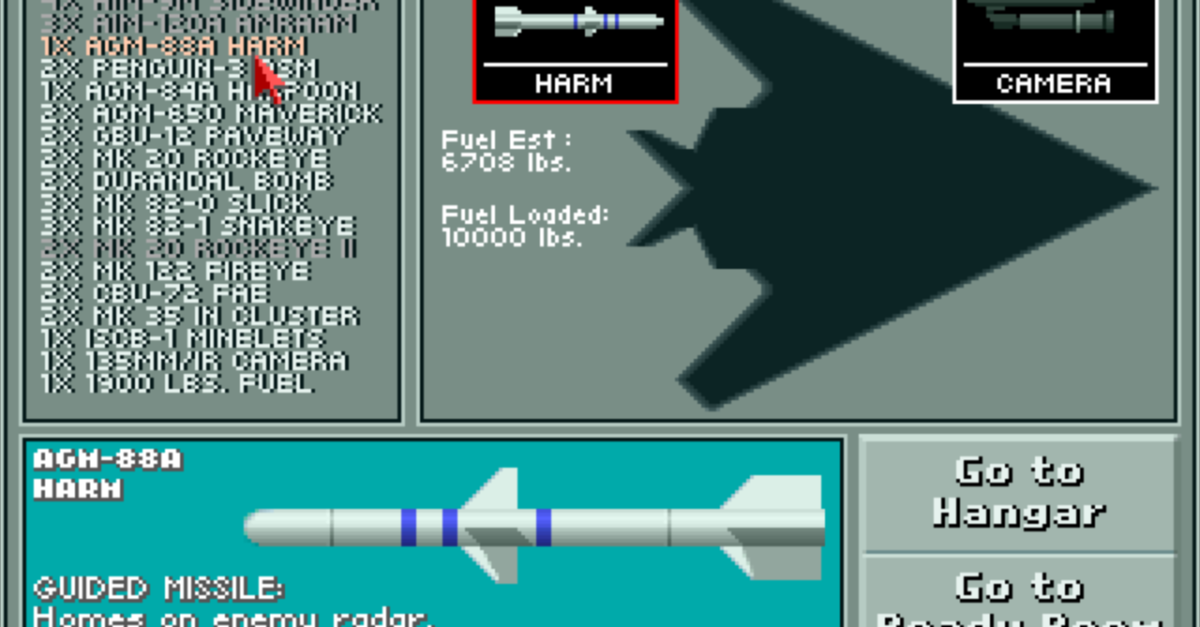 F-117A Nighthawk Stealth Fighter 2.0 – Canard PC