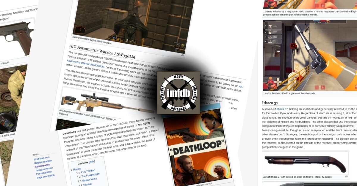 Plongée dans l’IMFDB, l’inépuisable catalogue des armes de jeux vidéo ...